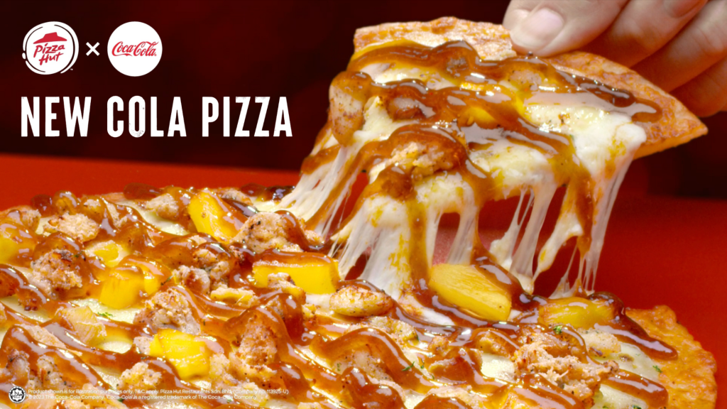 Pizza Hut dan Coca Cola bergabung hasil perisa baru, Cola-Borate