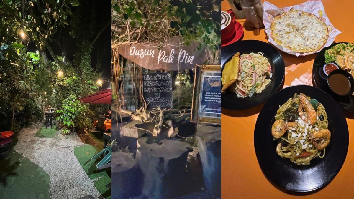 Kafe unik berkonsep hutan di Dusun Pak Din, port wajib singgah jika ke ...